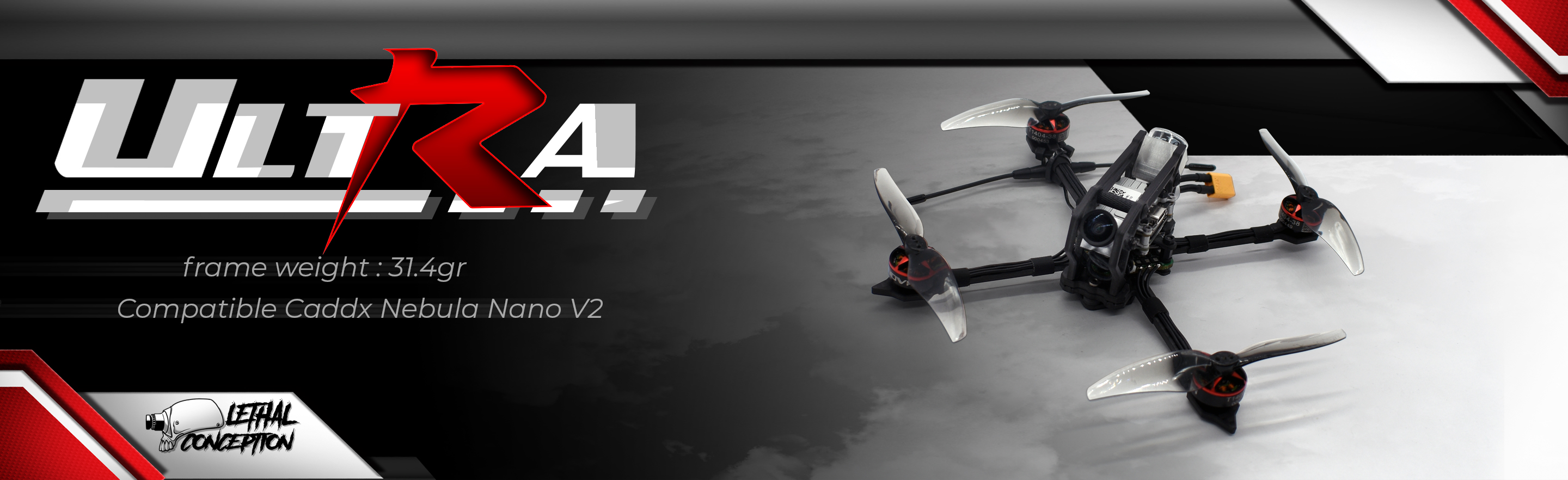 Lethal Conception - Ultra 3" Frame Kit - Drone-FPV-racer.com